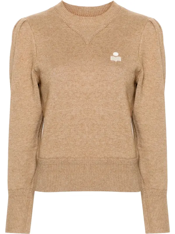 MARANT ETOILE Kelaya Logo-embroidered Jumper - Neutrals
