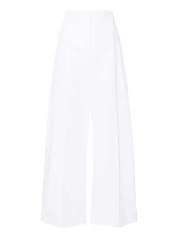Sportmax Gebe Wide-leg Trousers - White
