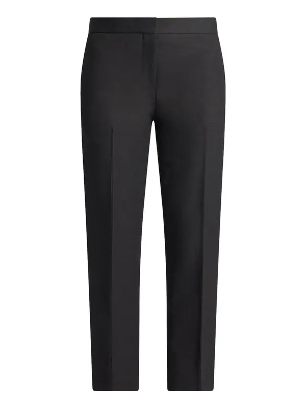 FERRAGAMO Tailored Cropped Trousers - Black