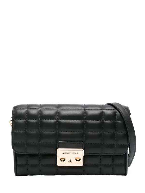 Michael Kors Tribeca Leather Crossbody Bag - Black
