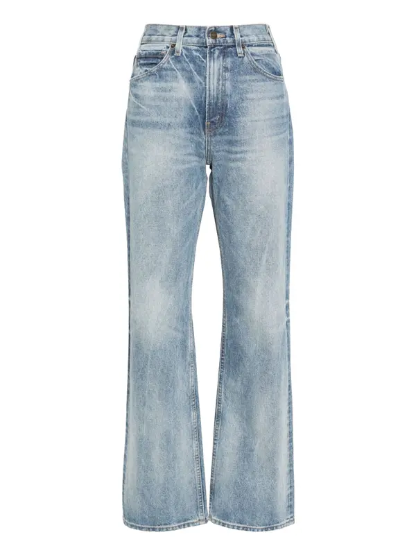 NILI LOTAN Mitchell Straight-leg Jeans - Blue