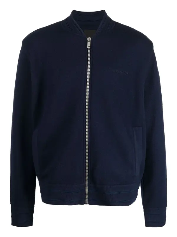 Givenchy 4g-motif Wool Bomber Jacket - Blue