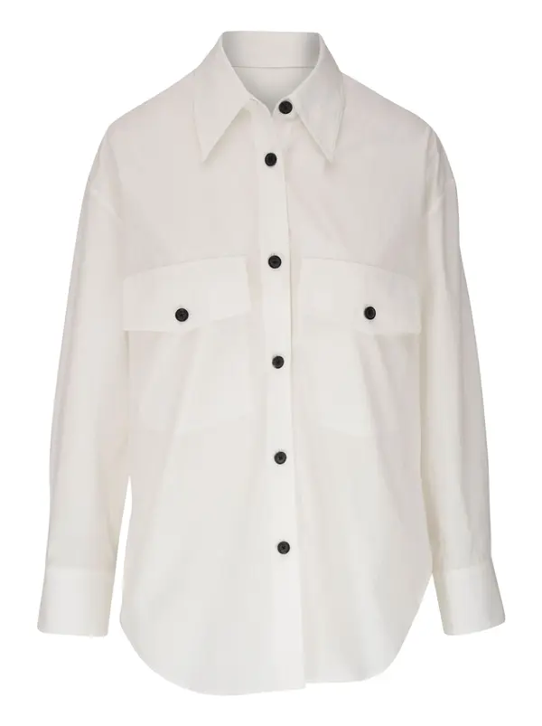Khaite Mehmet Denim Shirt - White