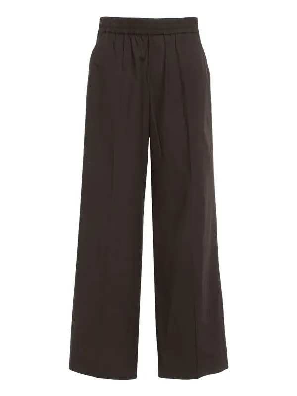 P.a.r.o.s.h Canyox Wide-leg Trousers - Brown