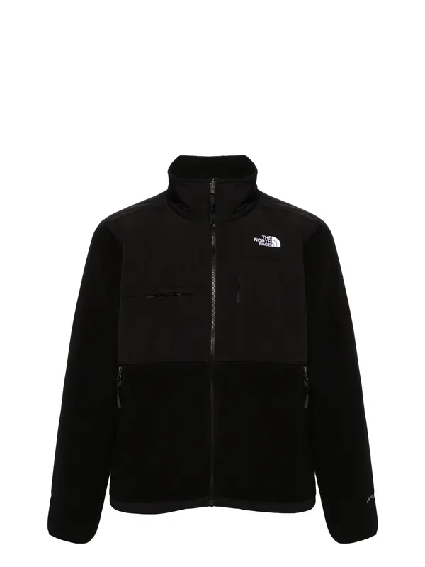 The North Face Logo-print Fleece Jacket - Black