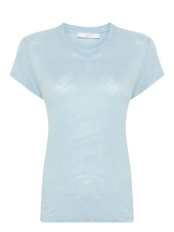 IRO PARIS Third Linen T-shirt - Blue