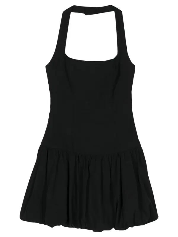 REFORMATION Babette Halterneck Dress - Black