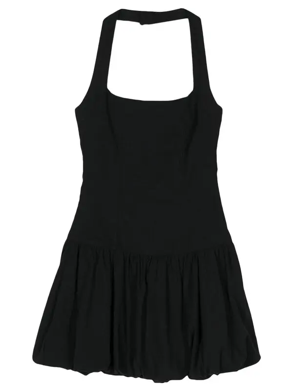 REFORMATION Babette Halterneck Dress - Black