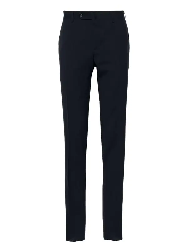 PT TORINO Mid-rise Slim-fit Trousers - Blue