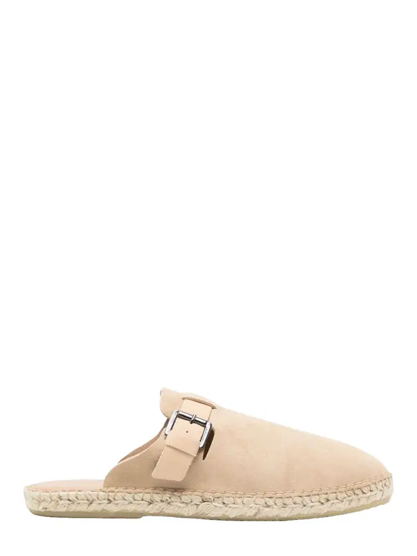 Frescobol Carioca Valente Suede Clogs - Neutrals