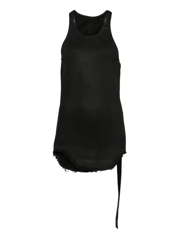 Rick Owens Denim Tank Top - Black