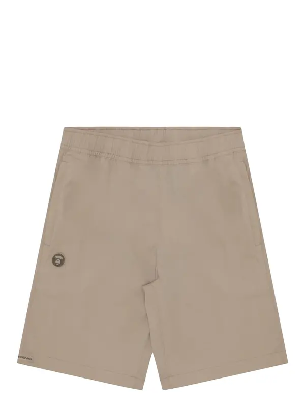 AAPE BY *A BATHING APE® Moonface Logo-patch Shorts - Neutrals