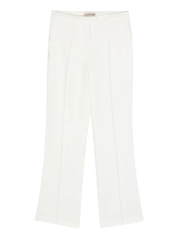 BLANCA VITA Pleomele Cropped Trousers - Neutrals