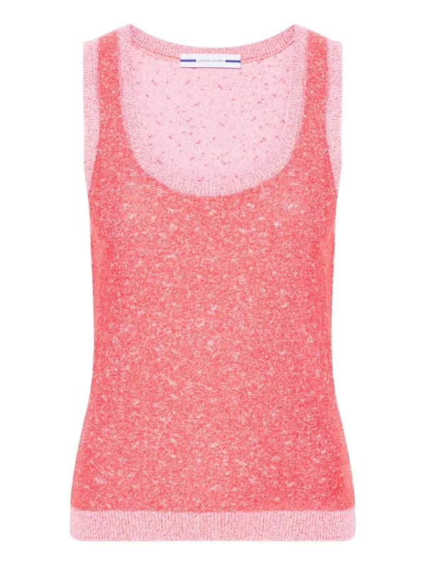 Jacob Cohen Speckle-knit Tank Top - Red
