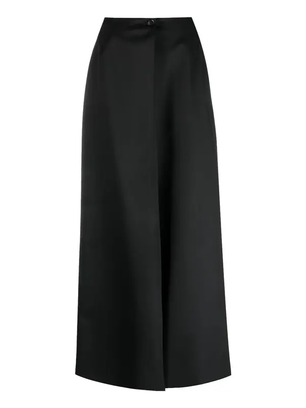 Givenchy Wrap-design High-waisted Skirt - Black