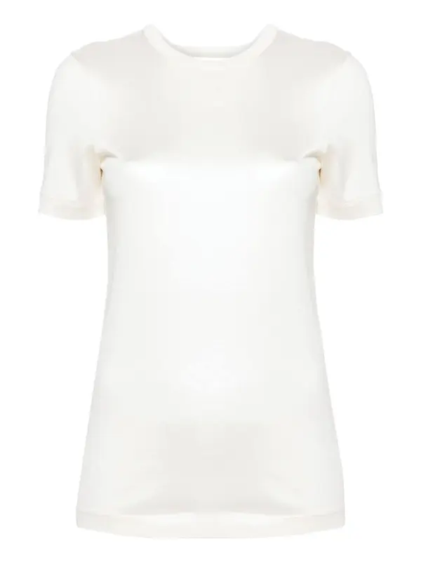 Loewe Anagram-embroidered T-shirt - Neutrals