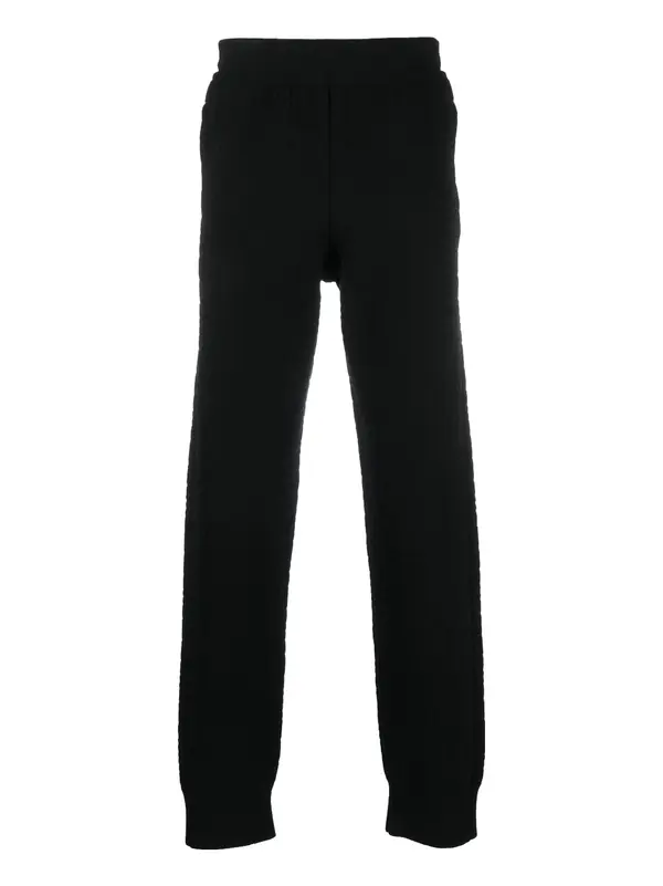Givenchy 4g-jacquard Track Pants - Black