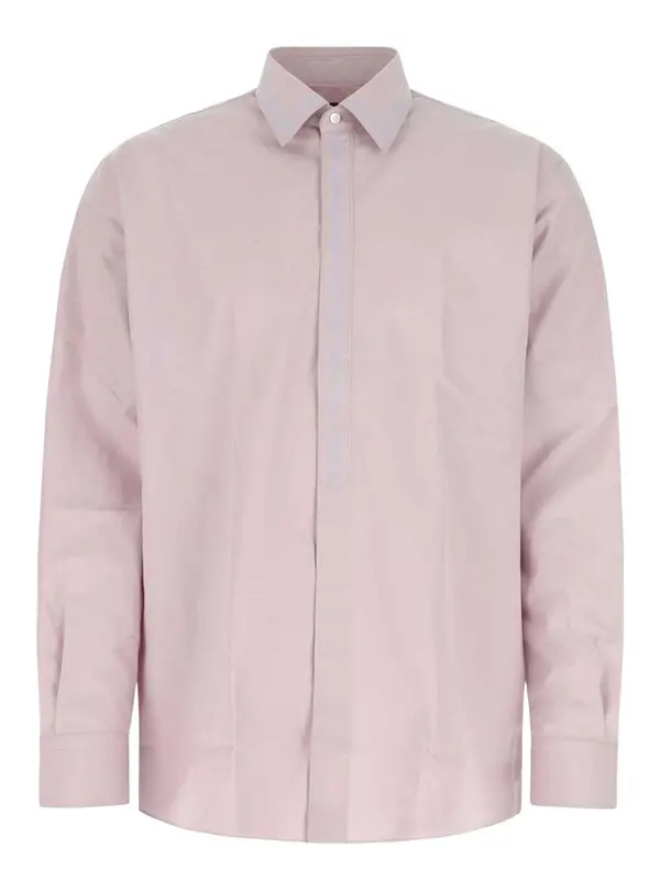 Fendi Long-sleeved Cotton Shirt - Purple
