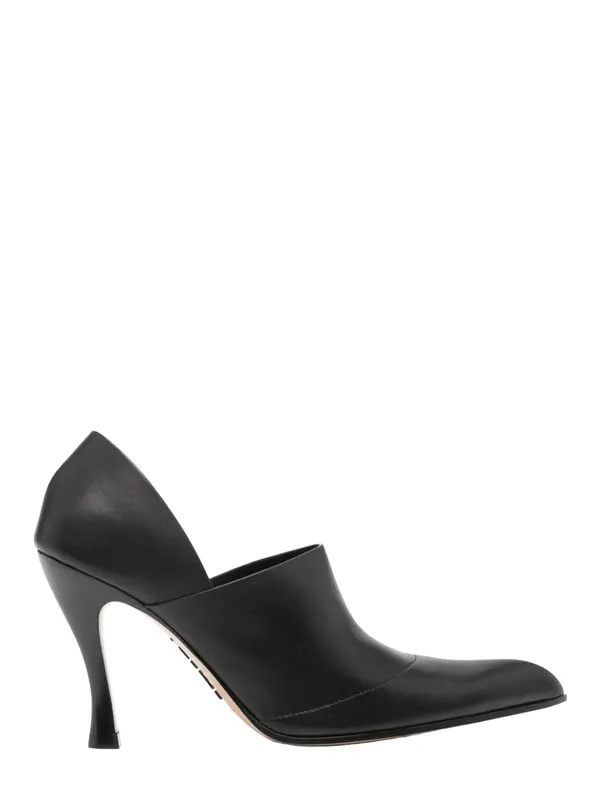 Loewe Comic 95mm Leather Pumps - Black