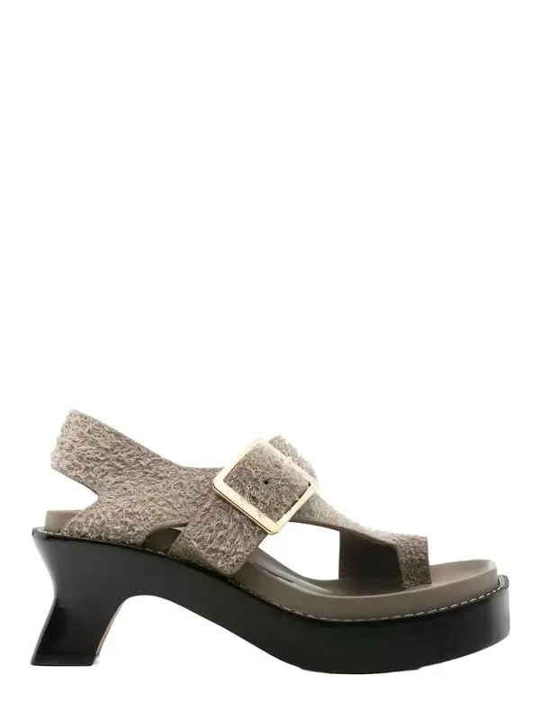 Loewe Ease 90mm Sandals - Neutrals