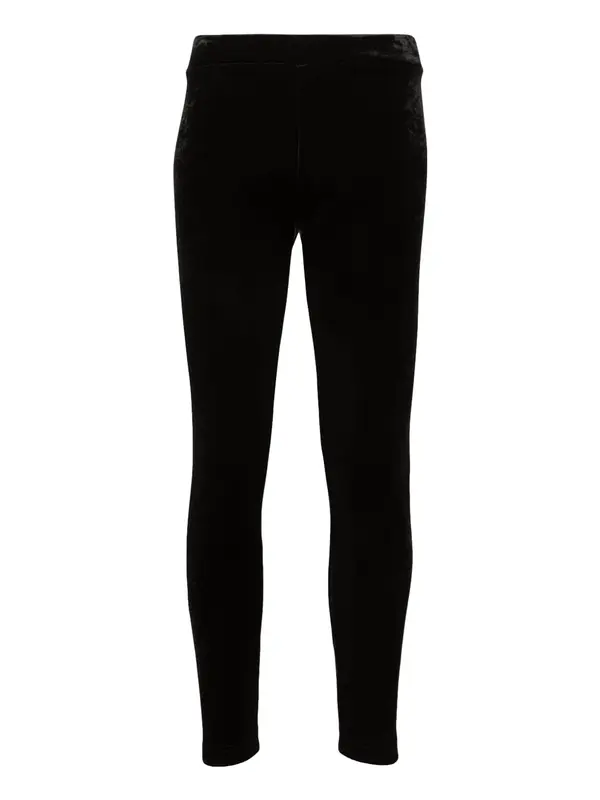 Balenciaga Velvet Ski Leggings - Black