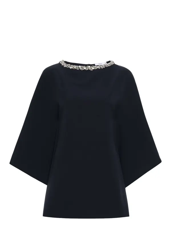 Safiyaa Arama Crystal-embellished Blouse - Blue