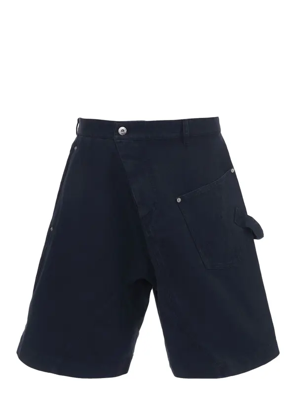 JW Anderson Twisted Bermuda Shorts - Blue