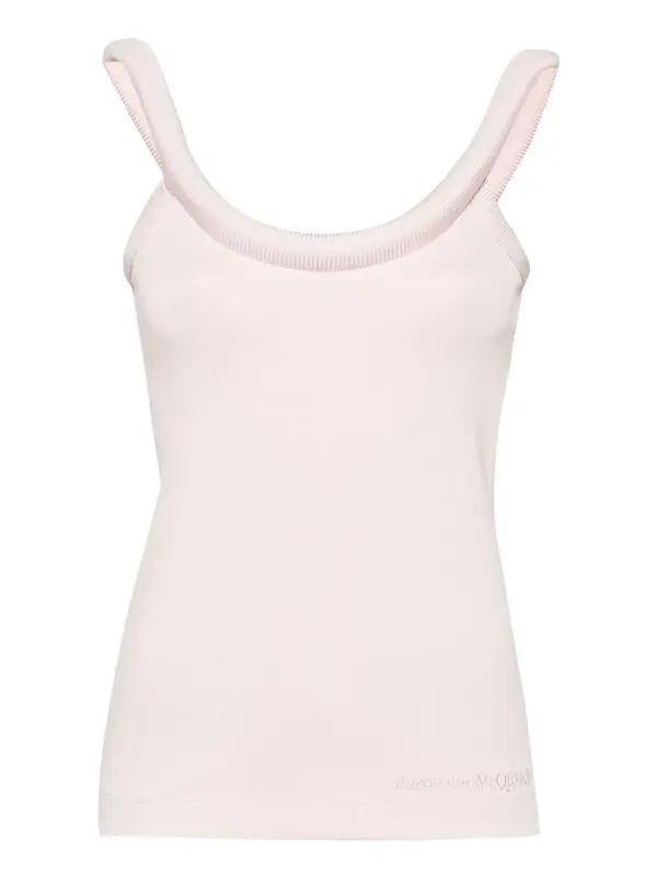 Alexander McQueen 3d-detailing Sleeveless Top - Pink