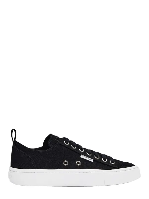 COURREGES Canvas 01 Lace-up Sneakers - Black
