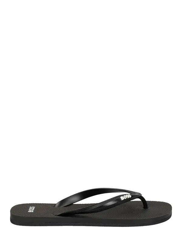BOSS Logo Flip-flops - Black