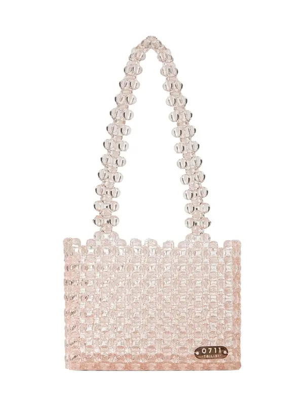 0711 TBILISI Maia Beaded Tote - Pink