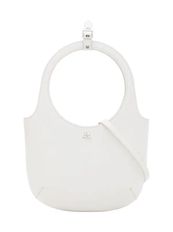 COURREGES Holy Leather Tote - White