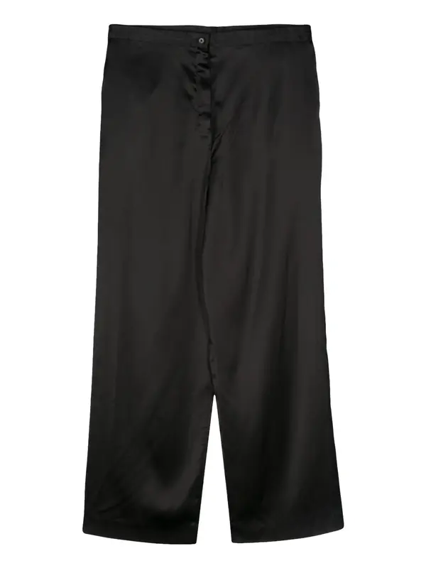 BOTTER Stretch-design Satin Trousers - Black