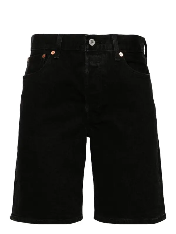 LEVI'S 501® Mid-rise Denim Shorts - Black