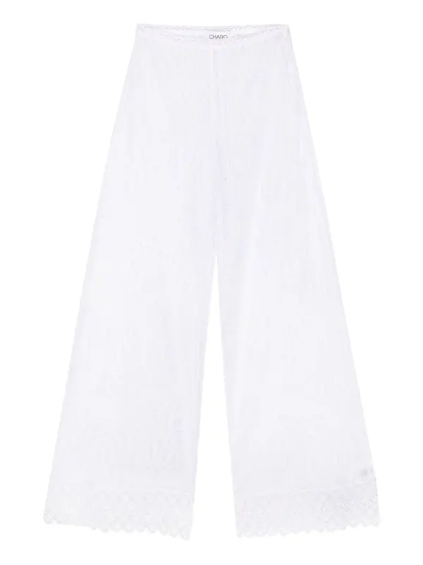 Charo Ruiz Ibiza Jeret Wide-leg Trousers - White