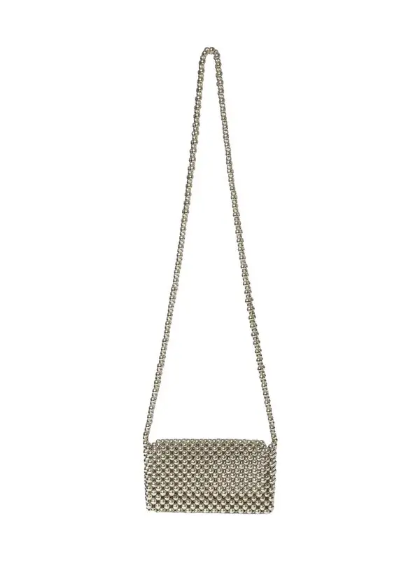 0711 TBILISI Mini Carla Crossbody Bag - Silver