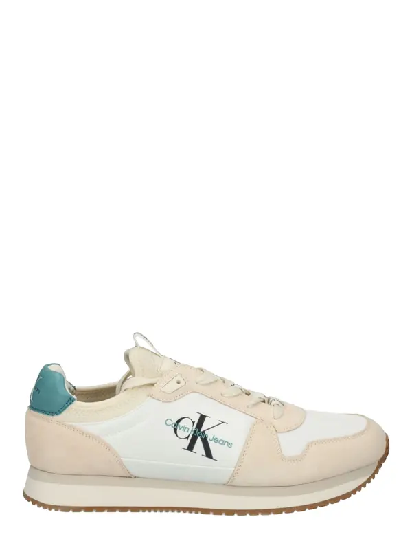 Calvin Klein Panelled Sneakers - White