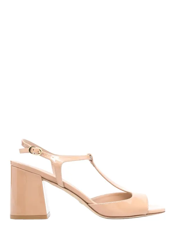 STUART WEITZMAN Flareblock 75mm Sandals - Neutrals