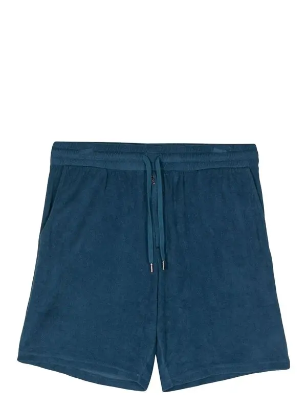 Frescobol Carioca Towelling-finish Deck Shorts - Blue