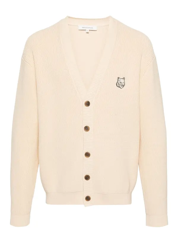 Maison Kitsuné Baby Fox Cardigan - Neutrals