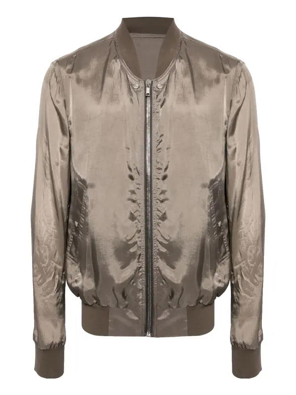 Rick Owens Classic Flight Bomber Jacket - Neutrals