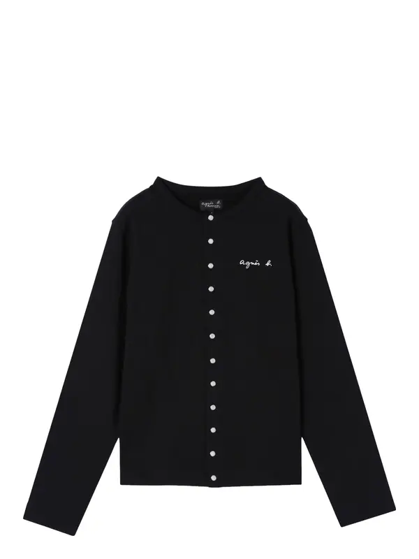 AGNÈS B. Cotton Cardigan - Black