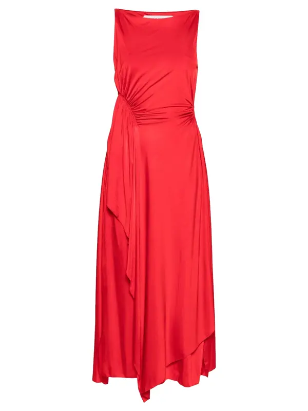 LANVIN Layered-design Dress - Red