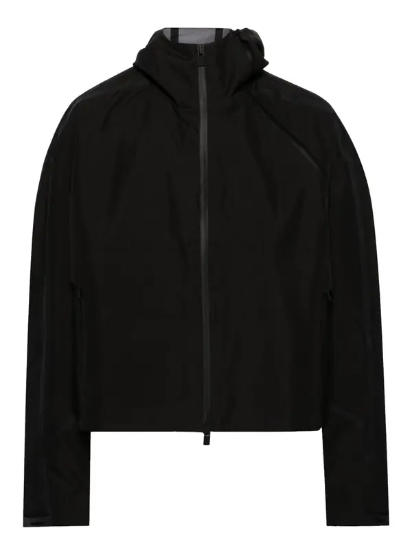 HELIOT EMIL Decorative-zips Hooded Jacket - Black