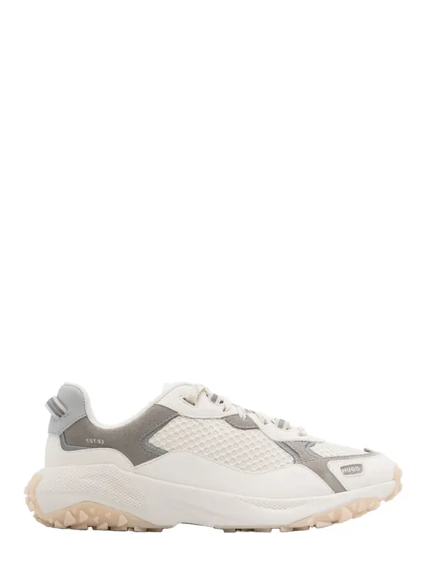 Hugo Mesh-panelled Chunky Sneakers - Neutrals