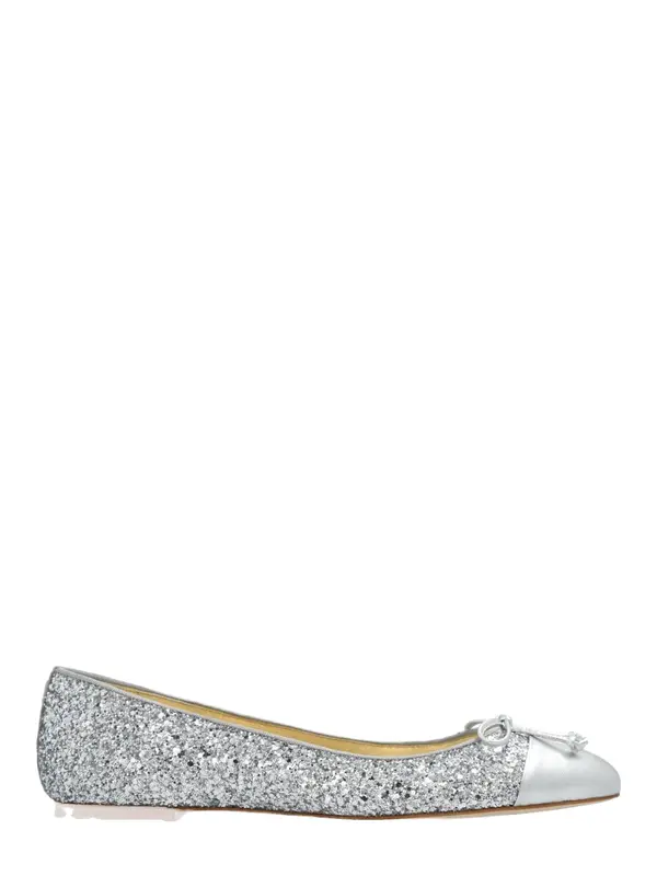 SOPHIA WEBSTER Pirouette Ballerina Shoes - Silver