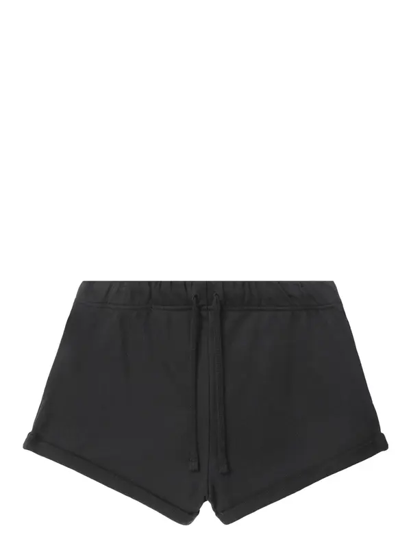 IRO PARIS Emmy Organic-cotton Mini Shorts - Black