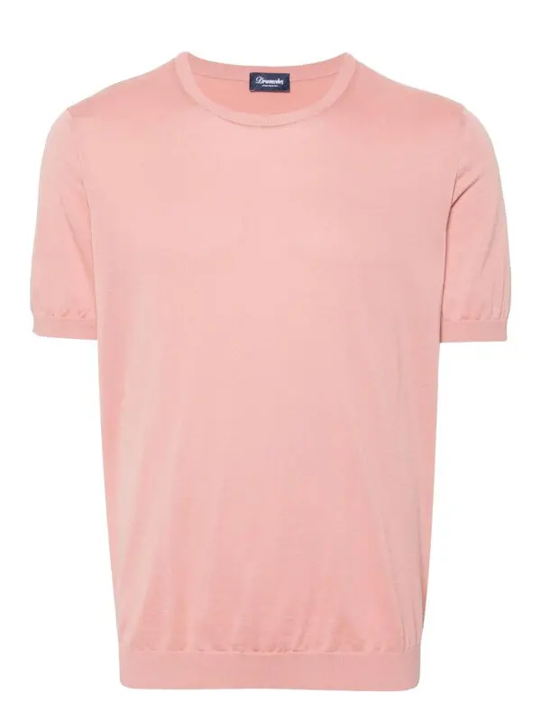 DRUMOHR Fine-knit T-shirt - Pink