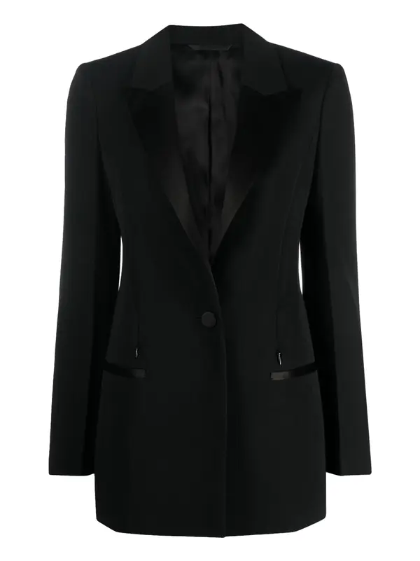 Givenchy Single-breasted Wool Blazer - Black