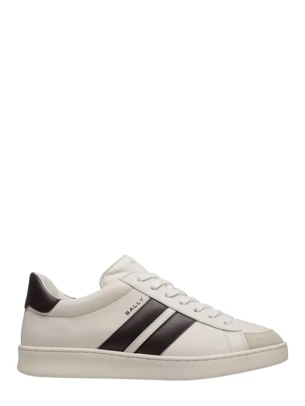 Bally Tyger Leather Sneakers - White